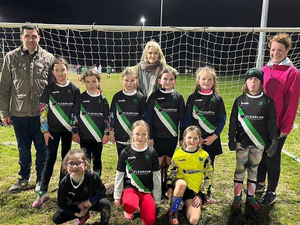 U10 Girls Sporting new Jerseys – Mooncoin Celtic FC