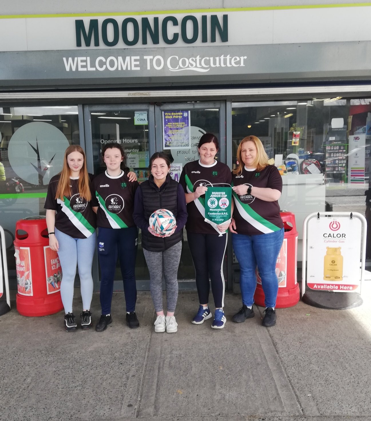 Match day sponsors Costcutter Mooncoin – Mooncoin Celtic FC